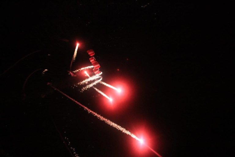 Night Pyrotechnic Skydive Demonstration Show - Team Fastrax™